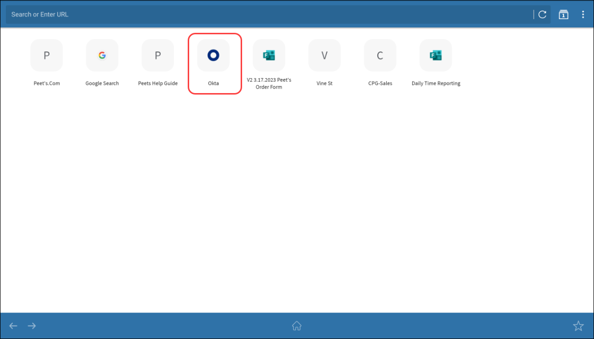 How to set up Okta Verify App – Peet's Coffee - DSD Operations