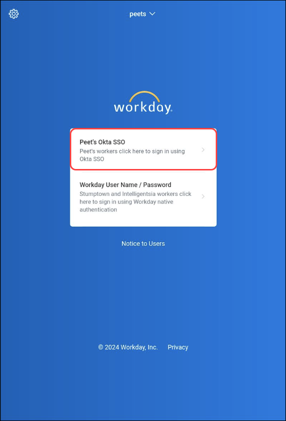 How to use Workday mobile app – Peet's Coffee - DSD Operations