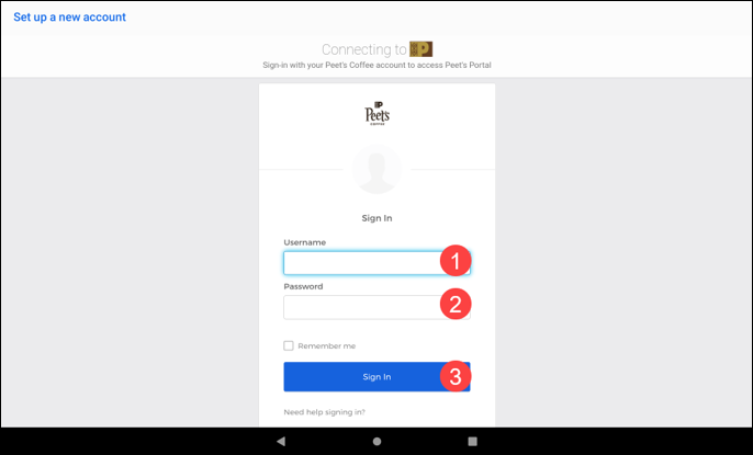 How to sign into Microsoft Teams – Peet's Coffee - DSD Operations