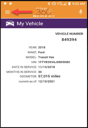 Emkay Company Vehicle Inspection – Peet's Coffee - DSD Operations